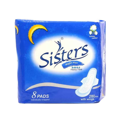 SISTERS Night Plus Heavy Flow with Wings 8 Pads price in the ...